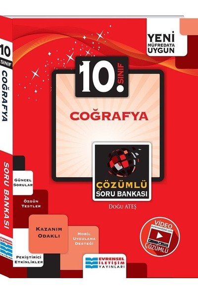 10.Sınıf Coğrafya Video Çözümlü Soru Bankası 10.Sınıf Coğrafya Video Çözümlü Soru Bankası