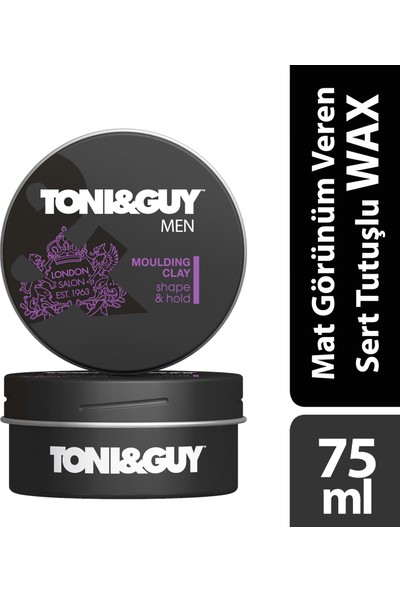 Toni&Guy Men Stylıng Clay Krem Wax 75 Ml Toni&Guy Men Stylıng Clay Krem Wax 75 Ml