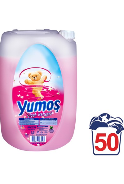 Yumoş Çamaşır Yumuşatıcısı Çiçek Bahçesi 5 Lt