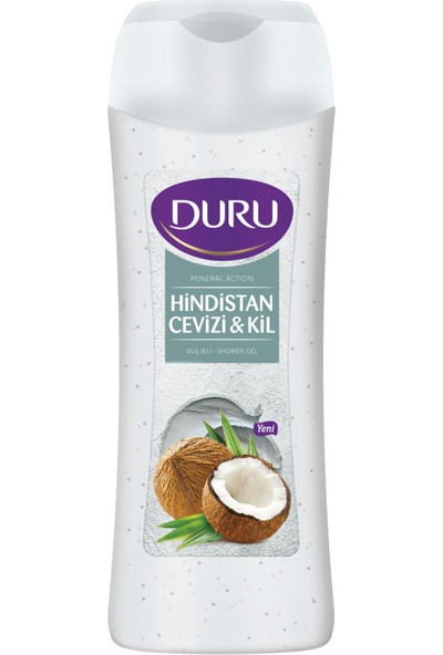 Duru Mineral Action Duş Jeli Hindistan Cevizi & Kil 450 ml Duru Mineral Action Duş Jeli Hindistan Cevizi & Kil 450 ml