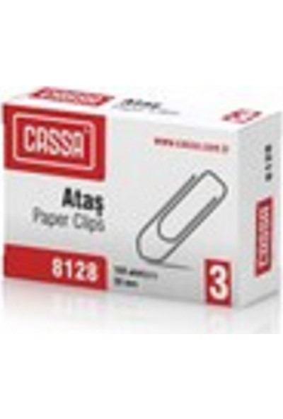 Cassa 8128 Ataş 28Mm 12'Li Kutu Cassa 8128 Ataş 28Mm 12'Li Kutu