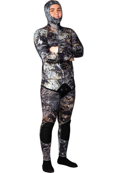 Subzero Expert 5mm 3D Rock Kamuflaj Dalış Elbisesi Subzero Expert 5mm 3D Rock Kamuflaj Dalış Elbisesi