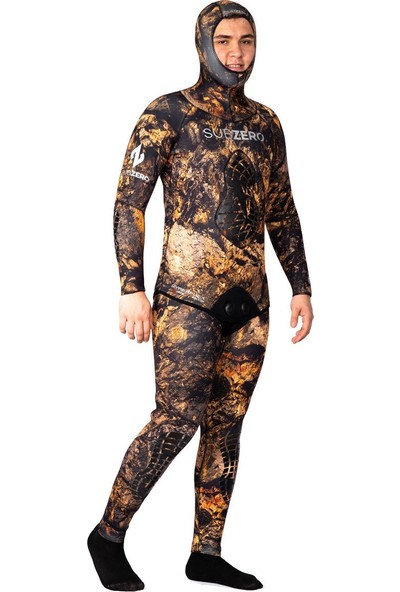 Subzero Falcon 5mm 3D Brown Kamuflaj Dalış Elbisesi Subzero Falcon 5mm 3D Brown Kamuflaj Dalış Elbisesi