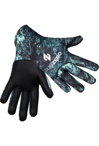Subzero Freedom 3mm 3D Green Kamuflaj Dalış Eldiveni