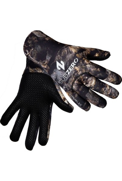 Subzero Freedom 3mm 3D Rock Kamuflaj Dalış Eldiveni