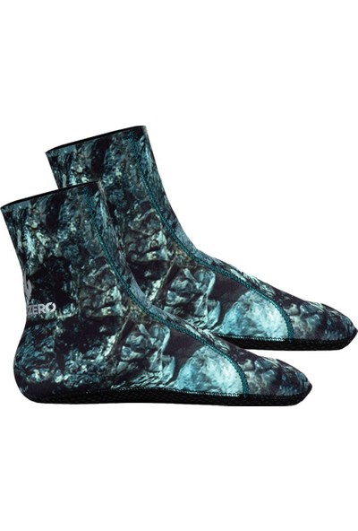 Subzero Stone 3mm 3D Green Kamuflaj Jarse Dalış Çorabı Subzero Stone 3mm 3D Green Kamuflaj Jarse Dalış Çorabı