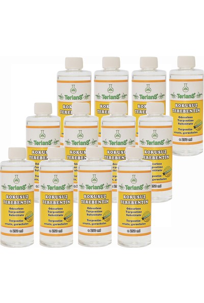 Terlans Kokusuz Terebentin 12 x 250 Ml Terlans Kokusuz Terebentin 12 x 250 Ml