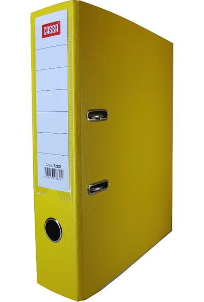 Cassa Plastik Klasör Geniş Sarı Renk 10 Adet