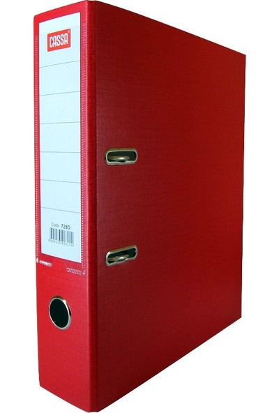 Cassa Plastik Klasör Geniş Kırmızı Renk 25 Adet