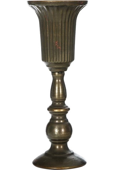 Vitale Sahara Bakır Metal Dekoratif Vazo Büyük Boy