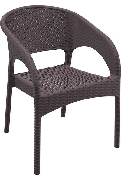 Siesta Rattan Panama Sandalye Kahverengi