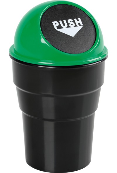 Lampa Push-Bin Araç İçi Çöp Kovası Yeşil (ABS) 465458