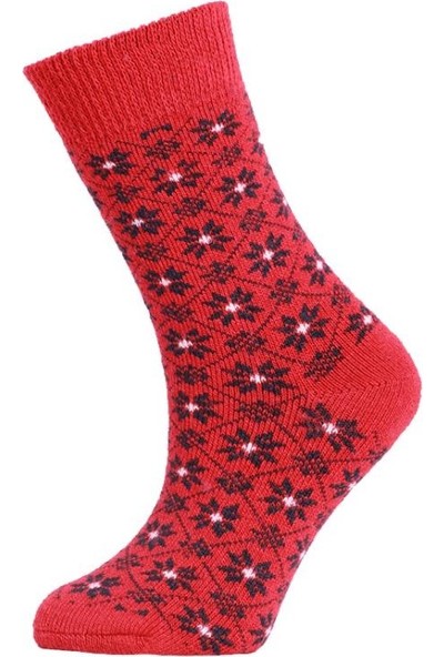 Panthzer Casual Wool Kadın Çorap Kırmızı Panthzer Casual Wool Kadın Çorap Kırmızı