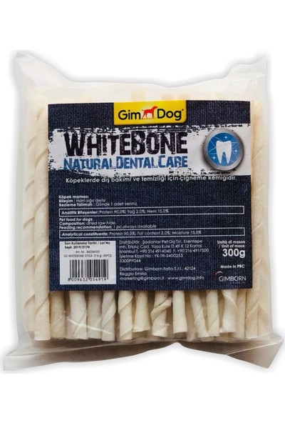 Gimdog Mordimi Burgu Çubuk 5’’ 6Gr 50Li White 300Gr
