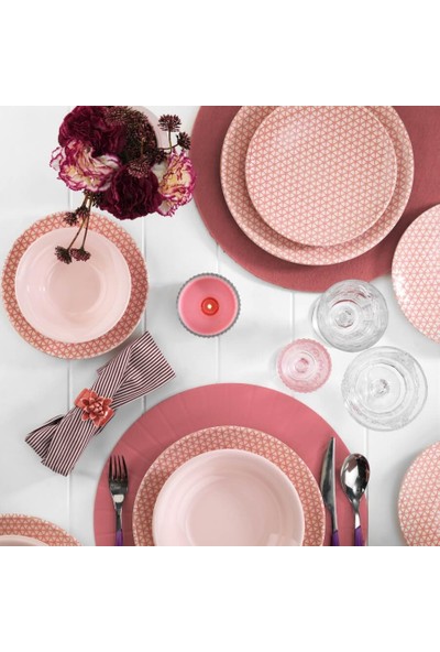 Kütahya Porselen Nano Ceram 24 Parça Yemek Takımı 89028C