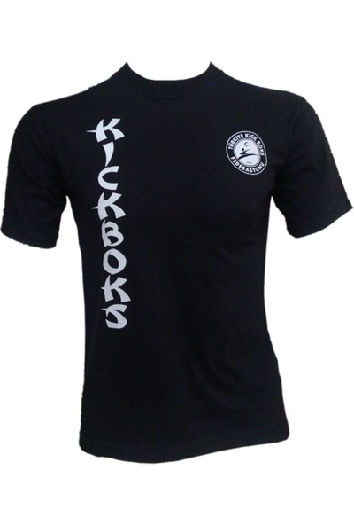 Evox Kickboks Tişörtü Siyah