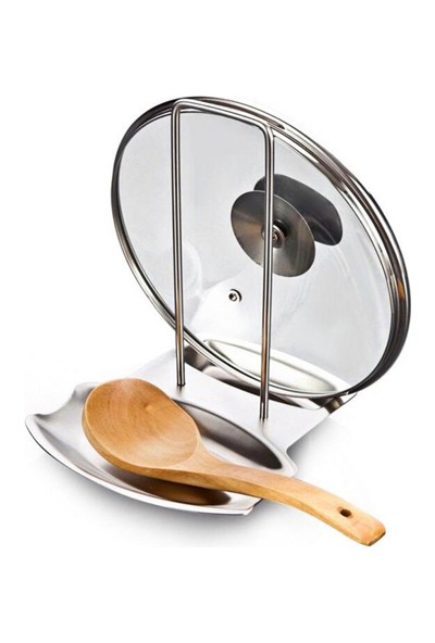 Hedi's Mutfak Aksesuarı Tencere Kapağı Ve Kaşıklık Tutucu