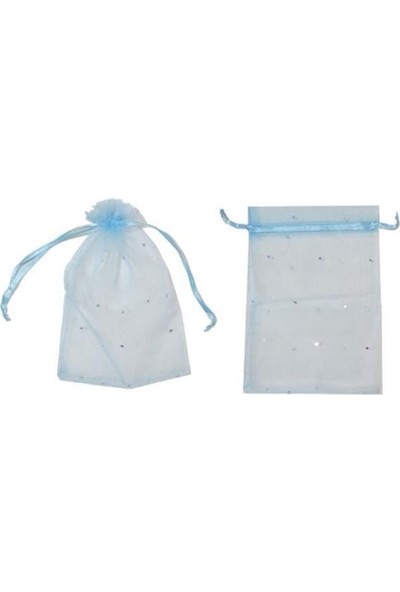 Elite Tül Kese Taşlı Mavi Kına Gecesi Çerez Kesesi 9cm*12cm 25 Adet Elite Tül Kese Taşlı Mavi Kına Gecesi Çerez Kesesi 9cm*12cm 25 Adet