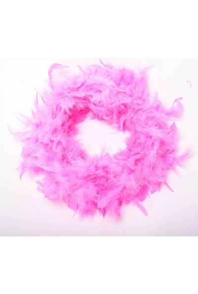 Brode Otriş 2 Metre Boa Kalın Otriş Deve Kuşu Tüyü Pembe En : 10 cm Brode Otriş 2 Metre Boa Kalın Otriş Deve Kuşu Tüyü Pembe En : 10 cm