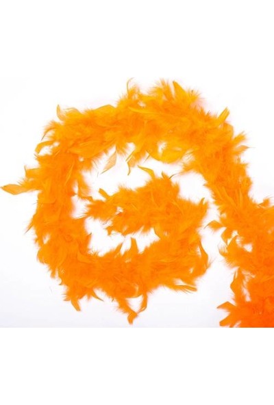 Brode Otriş 2 Metre Boa Kalın Otriş Deve Kuşu Tüyü Turuncu En : 10 cm Brode Otriş 2 Metre Boa Kalın Otriş Deve Kuşu Tüyü Turuncu En : 10 cm