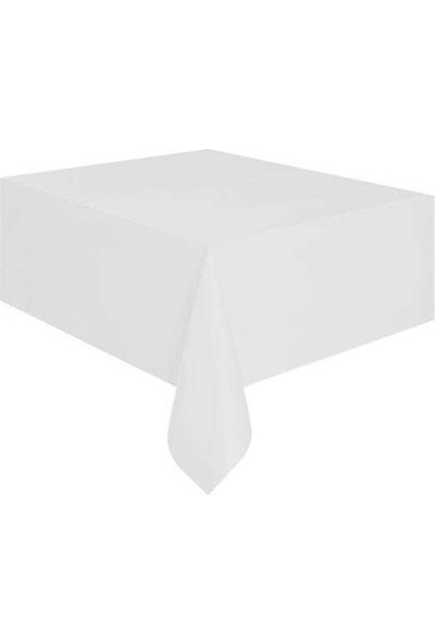 Brode Tek Kullanımlık Plastik Masa Örtüsü Beyaz 120 cm * 180 cm Brode Tek Kullanımlık Plastik Masa Örtüsü Beyaz 120 cm * 180 cm