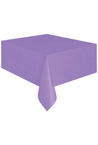 Brode Tek Kullanımlık Plastik Masa Örtüsü Mor 120 cm * 180 cm