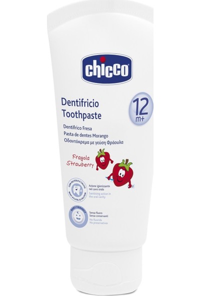 Chicco Diş Macunu 12 ay+ Çilekli