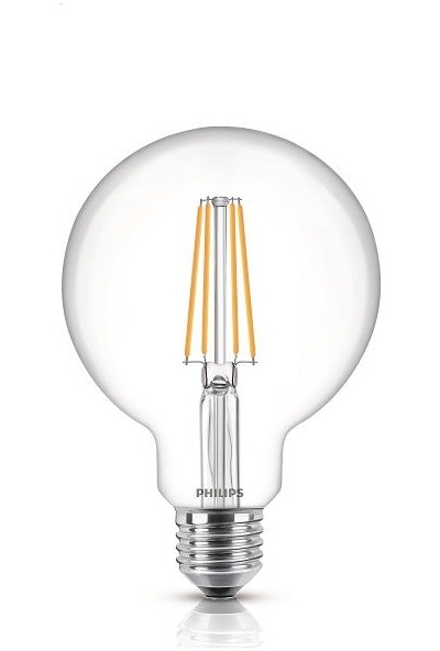 Philips LED Filament Globe 6-60W 2700K Sarı Işık E27 Normal Duy G93 Philips LED Filament Globe 6-60W 2700K Sarı Işık E27 Normal Duy G93