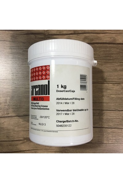 Fag Arcanol Multi 3 Rulman Gresi 1Kg Fag Arcanol Multi 3 Rulman Gresi 1Kg
