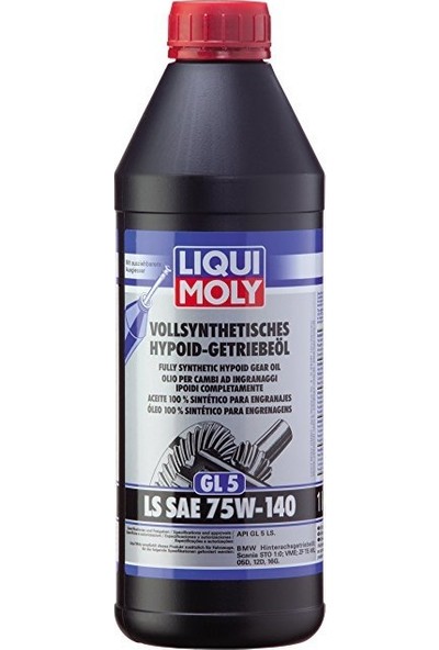 Liqui Moly Hypoid Ls Gl5 75W140 Tam Sentetik Şanzıman Yağı 1 Litre 4421