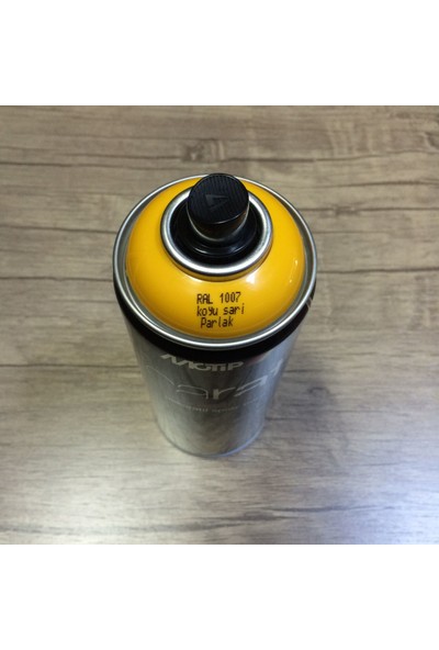 Motip Carat Ral1007 Koyu Sarı Parlak Sprey Boya 400Ml Made İn Germany
