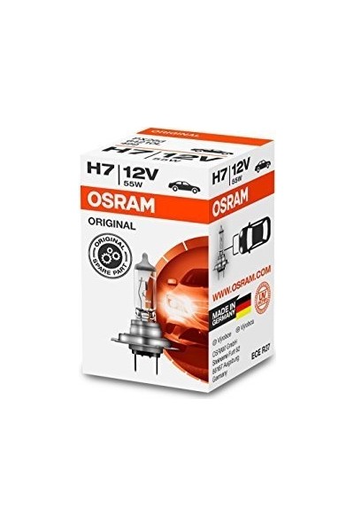 Osram 64210 H7 12V 55W Standart Ampül Alman Üretim