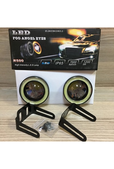 Kgn Angel Beyaz Cob Led Mercekli Üniversal Sis Farı Neon 76Mm 1. Kalite Kgn Angel Beyaz Cob Led Mercekli Üniversal Sis Farı Neon 76Mm 1. Kalite