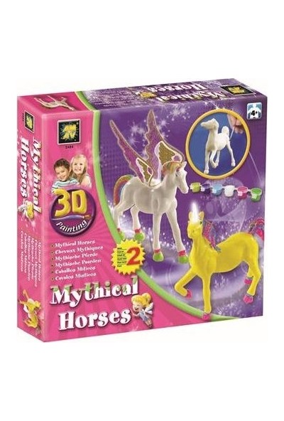 Amav 3D Boyama Mistik Atlar 2'li Amav 3D Boyama Mistik Atlar 2'li