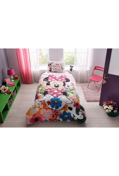 Taç Lisanslı Dısney Minnie Yorgan Seti