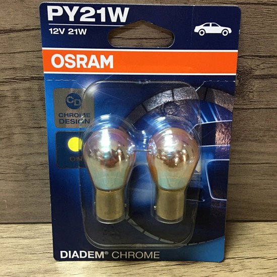 Osram Py21W 12V 21W Ön Arka Sinyal Ampülü Diadem Chrome 2'Li Fiyatı