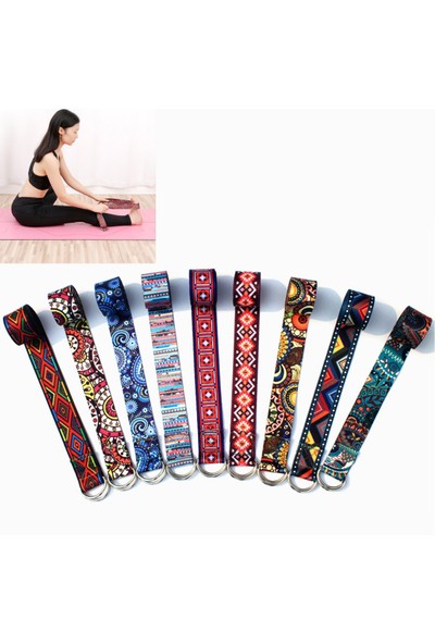 Zshskj2 Adet Baskılı Ayarlanabilir Yoga Streç Bant Fitness Egzersiz Band, Boyutu: 185 x 3.8 cm Zshskj2 Adet Baskılı Ayarlanabilir Yoga Streç Bant Fitness Egzersiz Band, Boyutu: 185 x 3.8 cm
