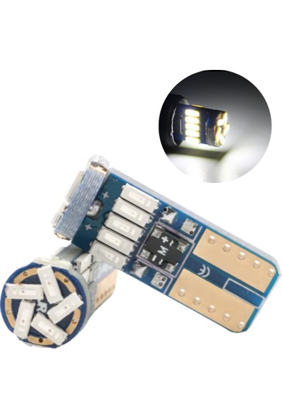 HRPAK T10 LED Ampul Park Plaka Tavan Ledi 15 Ledli Canbus LED Beyaz / Kırmızı / Turuncu / Buz Mavi HRPAK T10 LED Ampul Park Plaka Tavan Ledi 15 Ledli Canbus LED Beyaz / Kırmızı / Turuncu / Buz Mavi