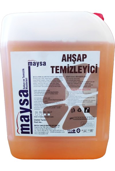 MAYSA Parke Ahşap Yüzey Temizleyici 5 lt MAYSA Parke Ahşap Yüzey Temizleyici 5 lt