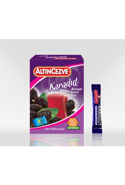 Altıncezve Tek İçimlik Karadut 1,5 gr 60'lı Altıncezve Tek İçimlik Karadut 1,5 gr 60'lı