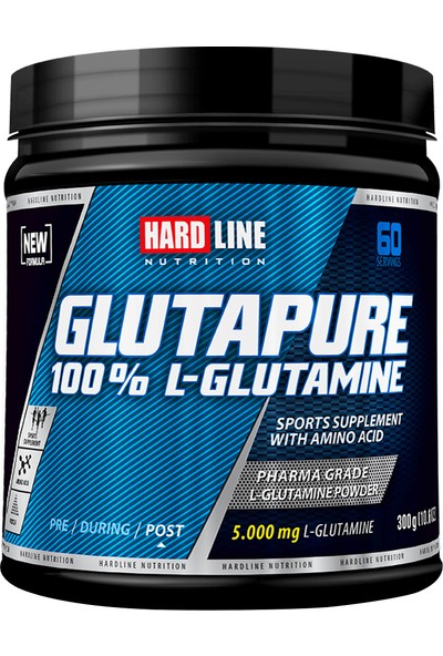 Hardline Glutapure 300 gr Glutamin Aromasız Hardline Glutapure 300 gr Glutamin Aromasız