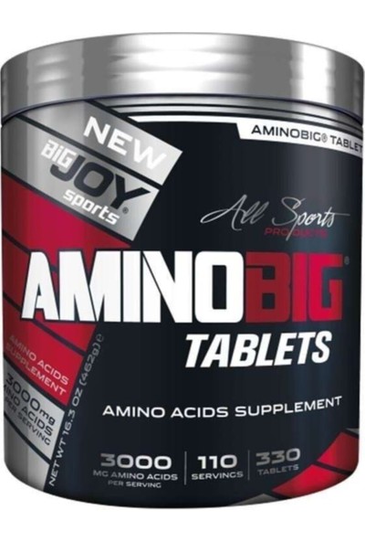 Big Joy Aminobig Amino Asit 330 Tablet Big Joy Aminobig Amino Asit 330 Tablet