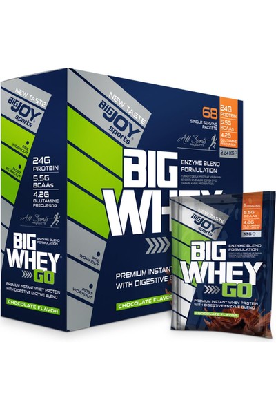 Bigjoy Bigwheygo Whey Protein 68 Servis Çikolata Bigjoy Bigwheygo Whey Protein 68 Servis Çikolata