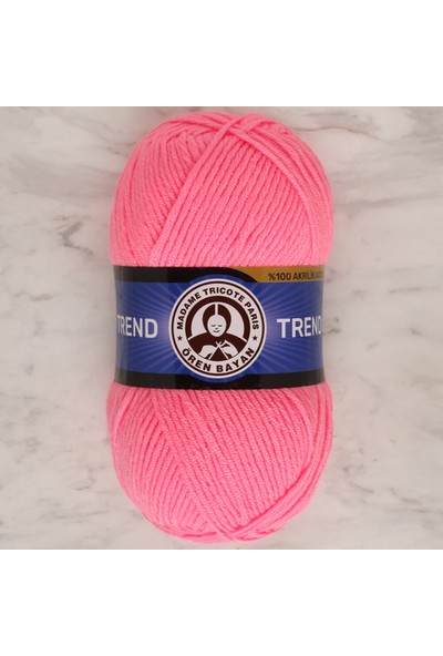 Ören Bayan Örenbayan Trend Şeker Pembe El Örgü Ipliği -T040