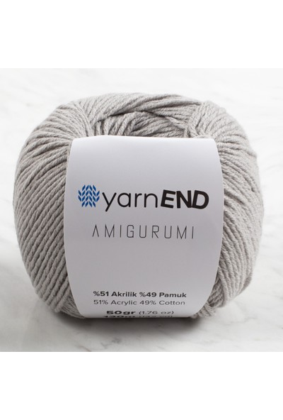 Filyarn Yarnend Amigurumi Gri El Örgü Ipi - L068