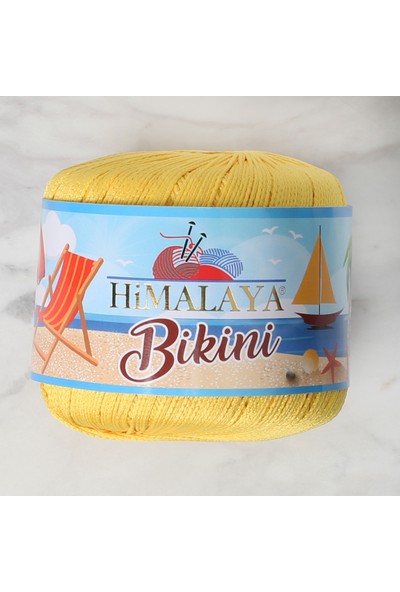 Himalaya Bikini Sarı El Örgü Ipi - 80602