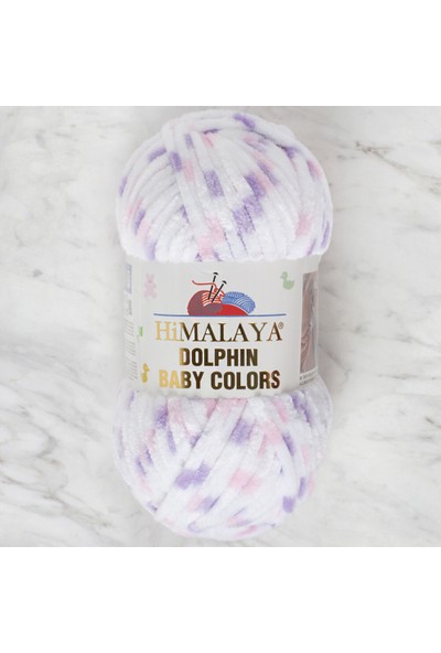 Himalaya Dolphin Baby Colors Kadife Ebruli El Örgü Ipi - 80410