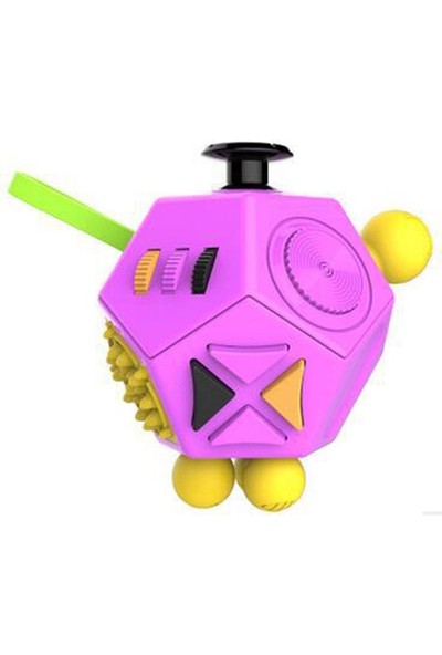 Generic 12 Taraf Üretimi 2 Dekompresyon Küp Oyuncak Mor (Yurt Dışından)