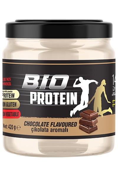 Bio Protein Bioprotein Çikolata Aromalı Yumurta Akı Protein Tozu Egg White Powder 420 gr
