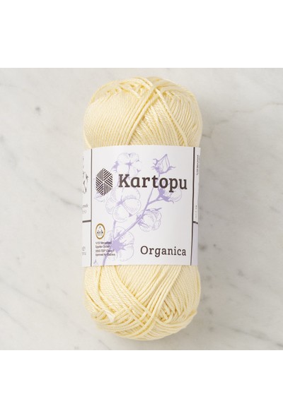 Kartopu Organica 50GR Bebe Sarı El Örgü Ipi - K350
